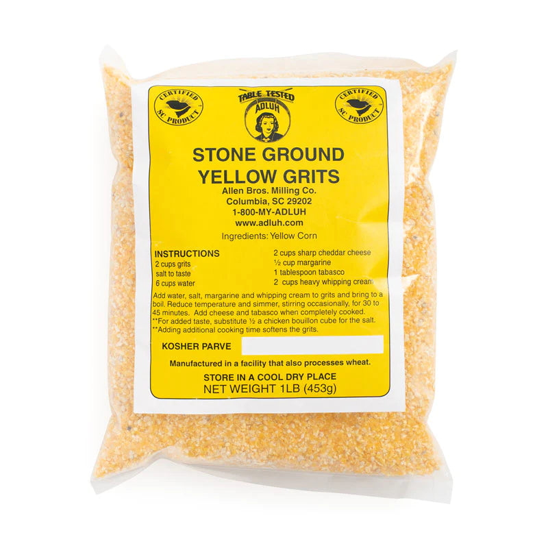 Adluh Stone Ground Yellow Grits - 1 lb Bag – Experience Columbia SC