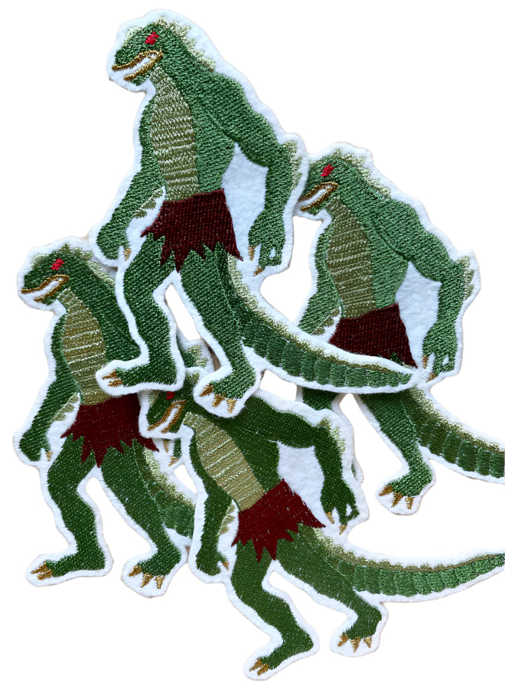 Lizard Man Patch by Southern Fried Stitching – Experience Columbia SC